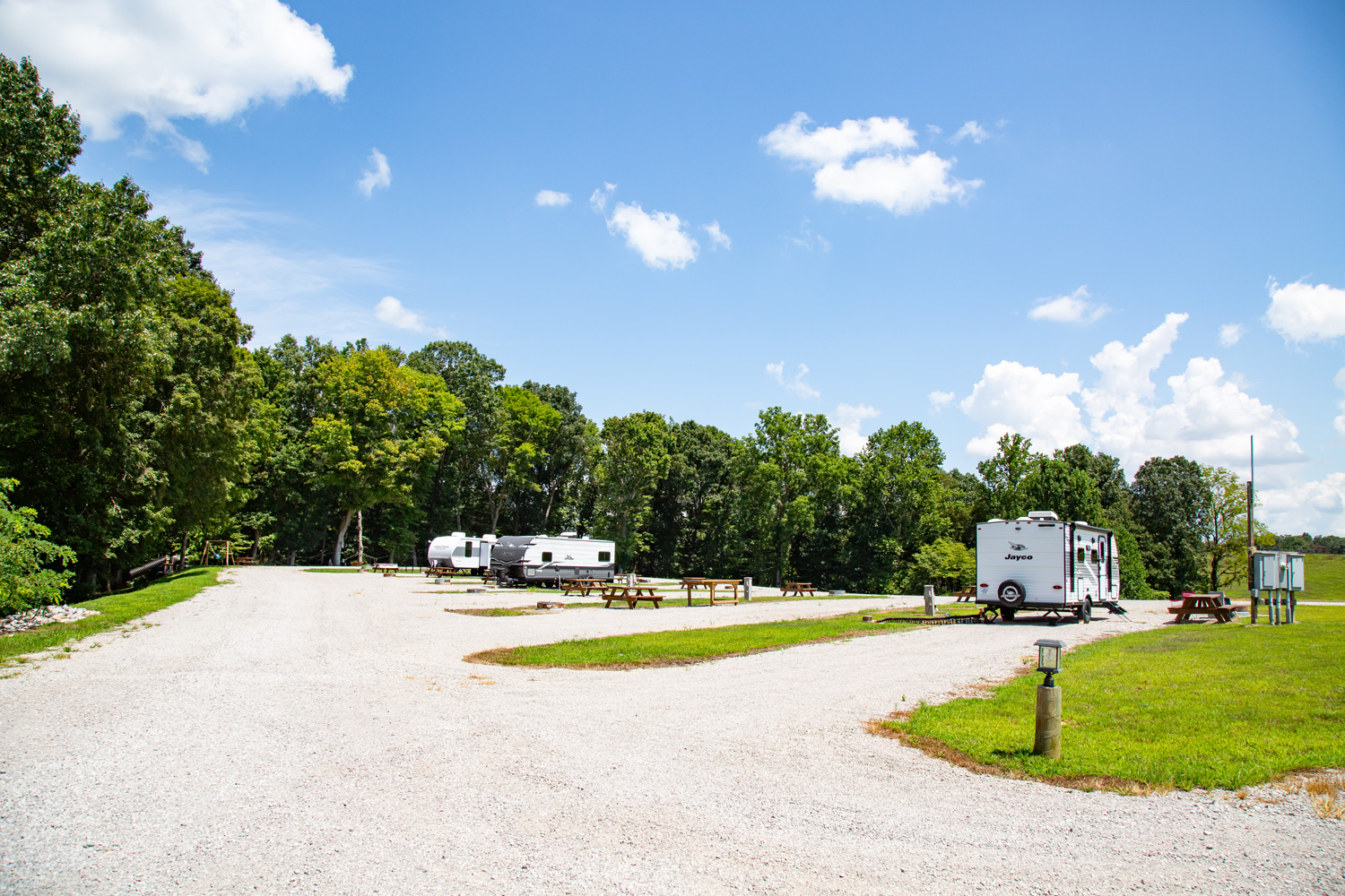 Premium Pull-Through 20/30/50 Amp E/W/S - Streamside RV Resorts ...